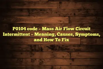 Full list standard fault of P codes in the OBD-II code list