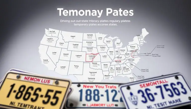 Driving with Out of State Temporary Plates: What You Need to Know