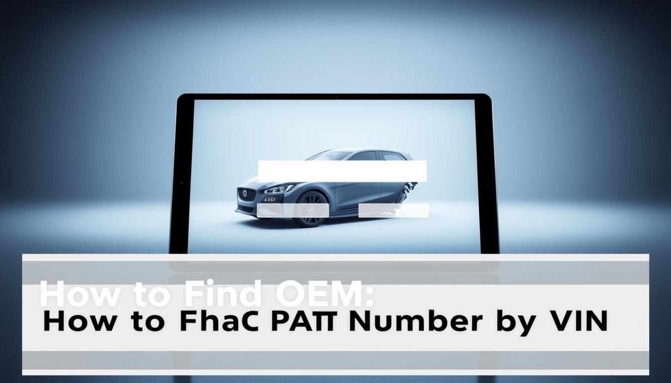 How to Find OEM Part Number by VIN?