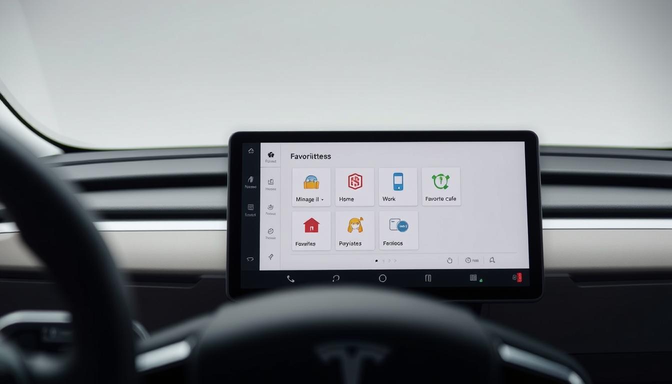 How to Add Favorites to Tesla's Navigation System