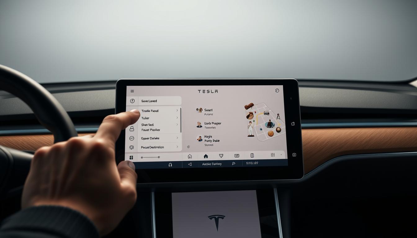 How to Add Favorites to Tesla's Navigation System