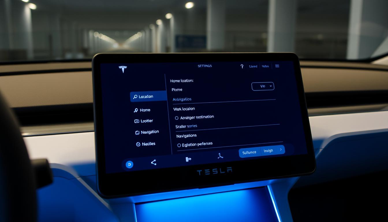 How to Set Home Location on Tesla