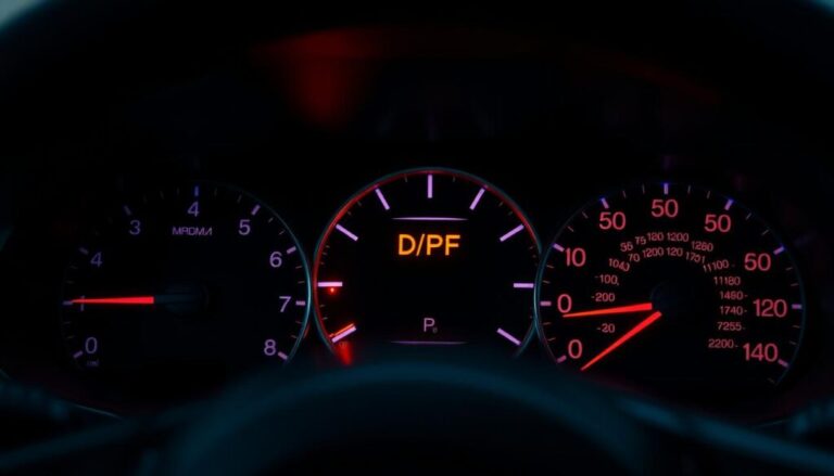 How do I troubleshoot a DPF (diesel particulate filter) warning message?